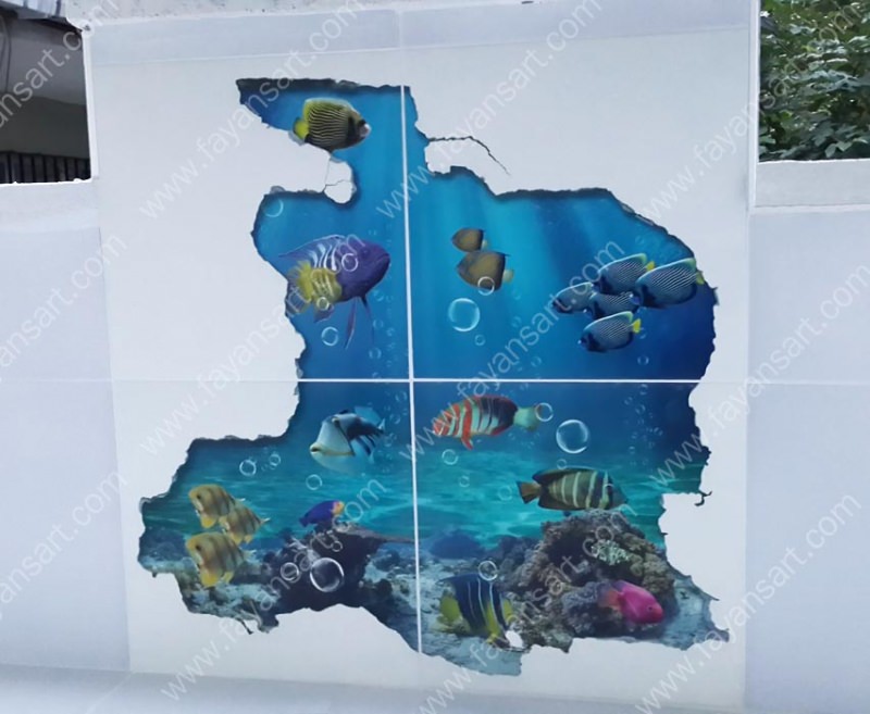 Nursery School Finding Nemo Printed Wall Tile